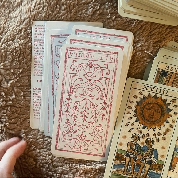 Vintage | Games | Ancient Tarot Deck Antichi Tarocchi Bolognesi Print ...
